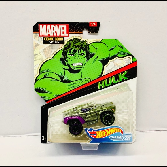 Mattel | Toys | Hot Wheels Comics Book Style Hulk | Poshmark